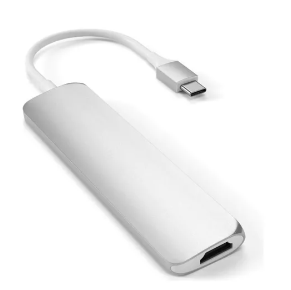 Adaptador Multipuertos Hub Usb C Slim V2 Satechi Para Mac - Tienda Fan